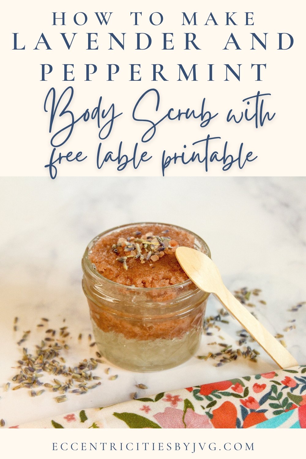 Winter Body Scrub with Free Label Printable