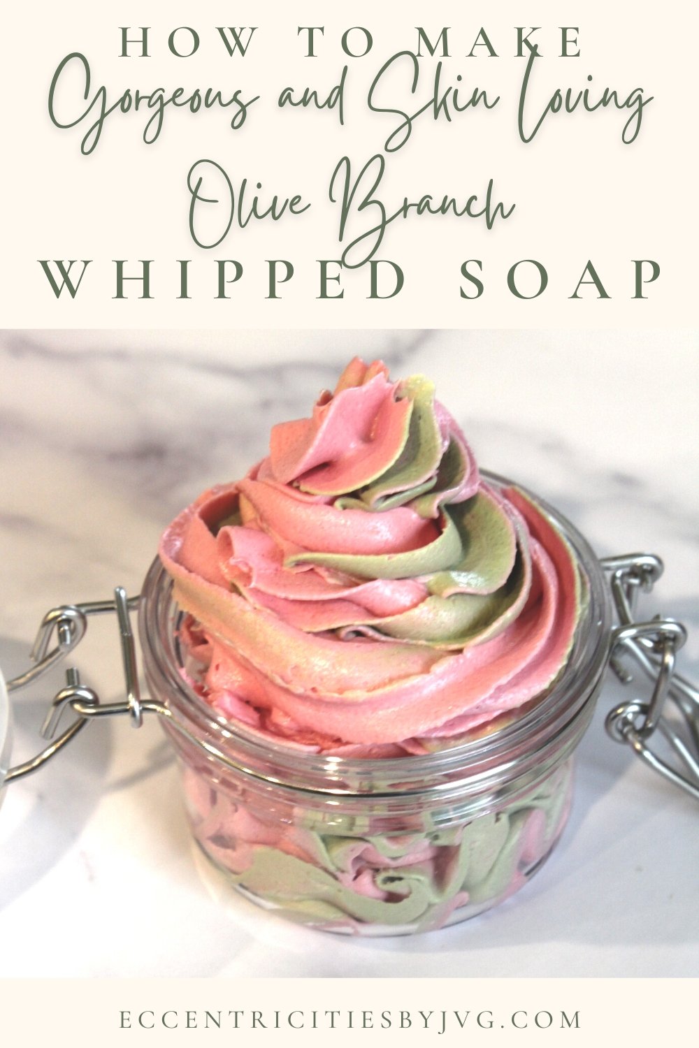 Olive Branch Whipped Soap DIY