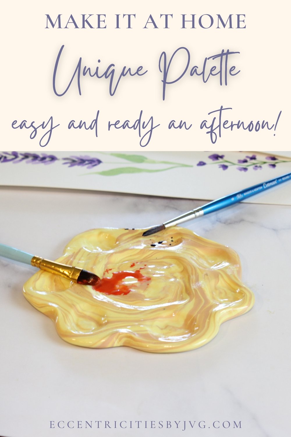 Marbled Clay Palette DIY
