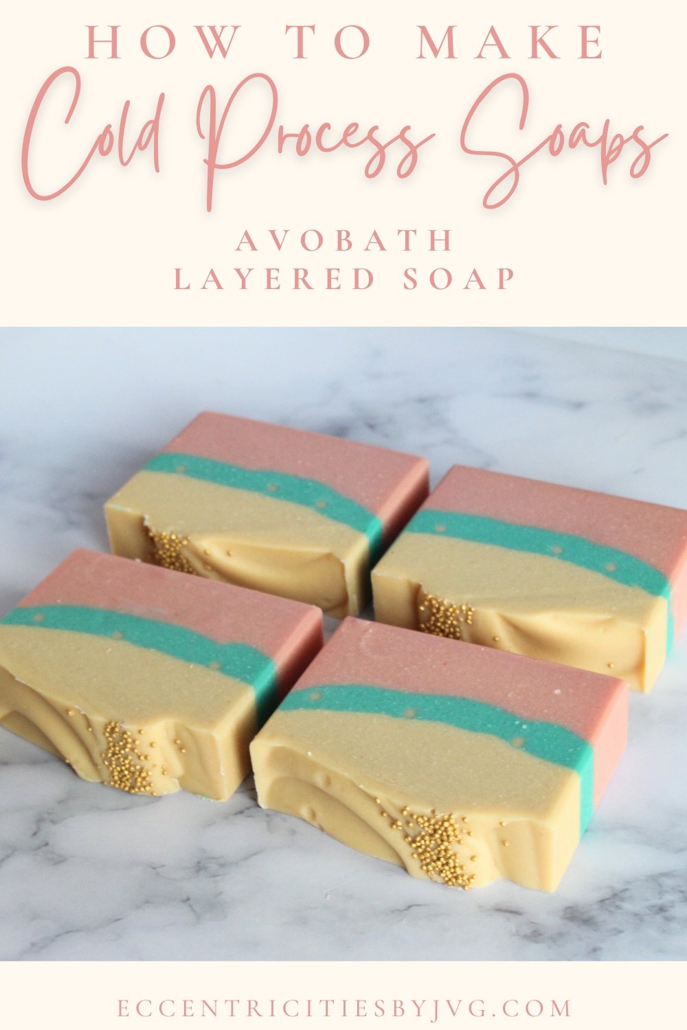 Citrus Fruity Punch Layered Cold Process Soap DIY