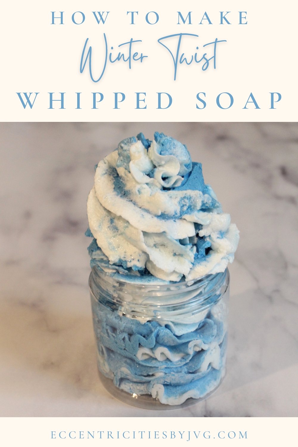 Winter Peppermint Twist Whipped Soap DIY